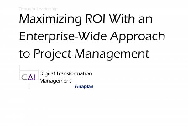 Best Practices for Strategic Portfolio Management – CAI